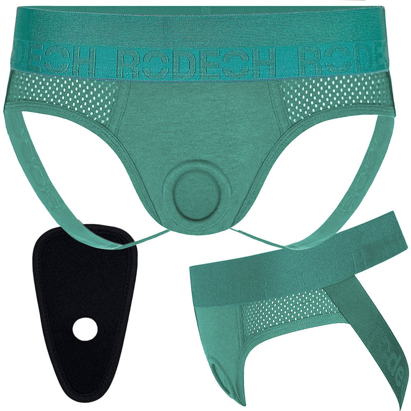 Jock Harness Strap On - Pacific Teal| RodeoH