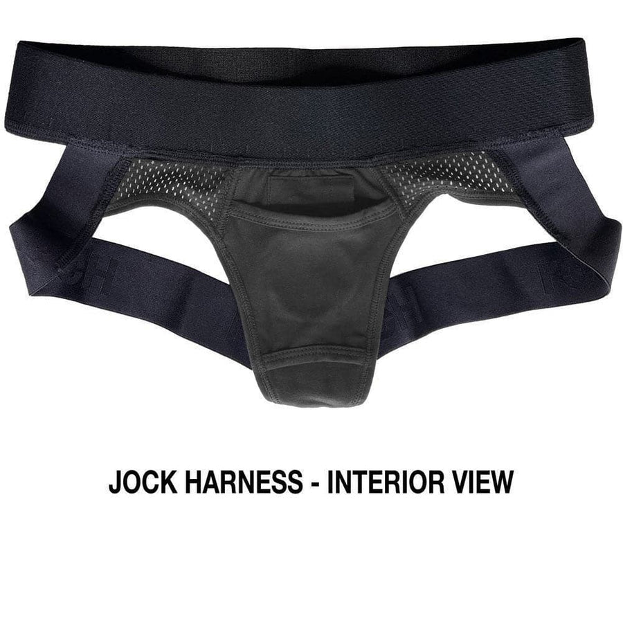 Jock Harness Strap On - Gray & Black | RodeoH