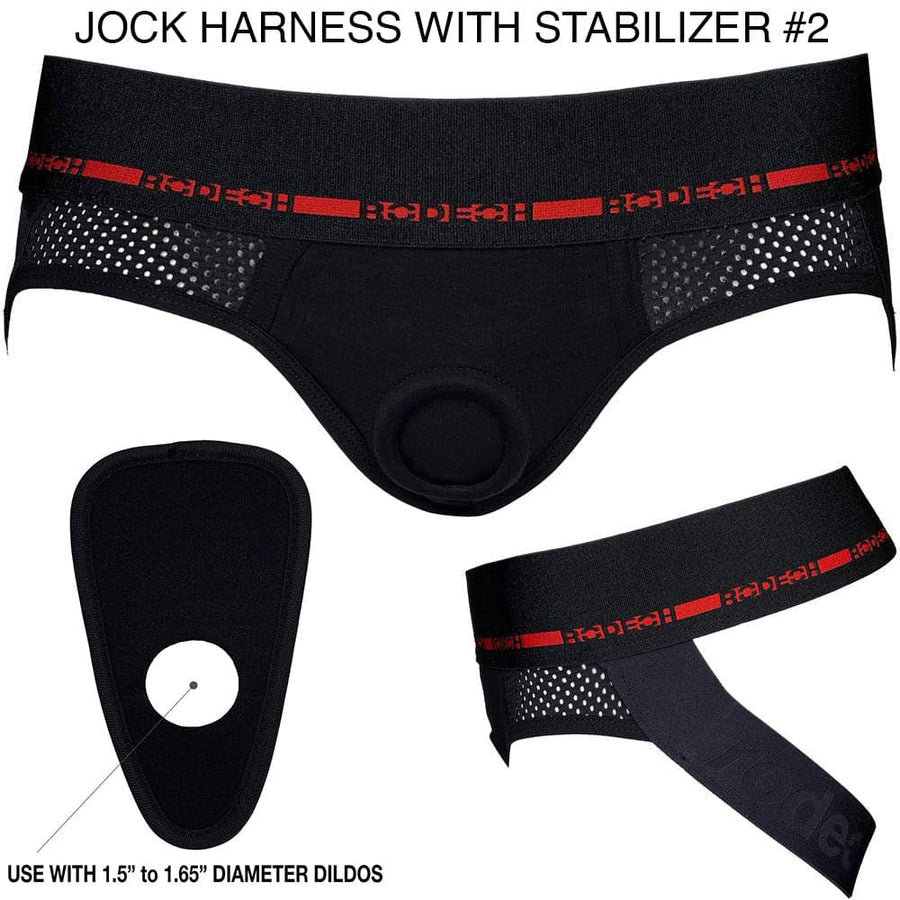 Jock Harness Strap On - Black | RodeoH