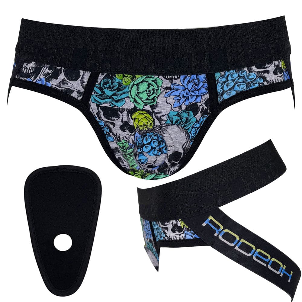 Jock Harness Strap On - Succulent Skulls | RodeoH