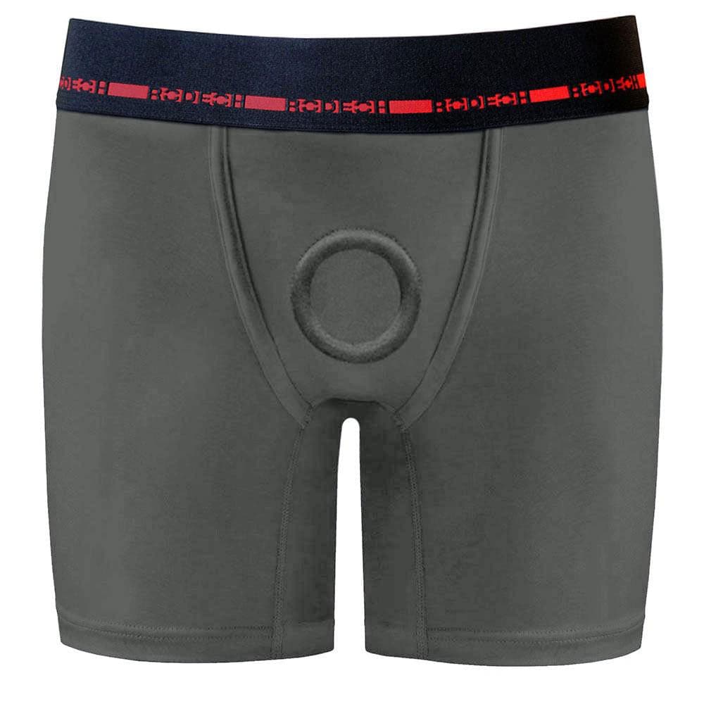 Rise Gray Boxer+ Harness Strap-On | RodeoH
